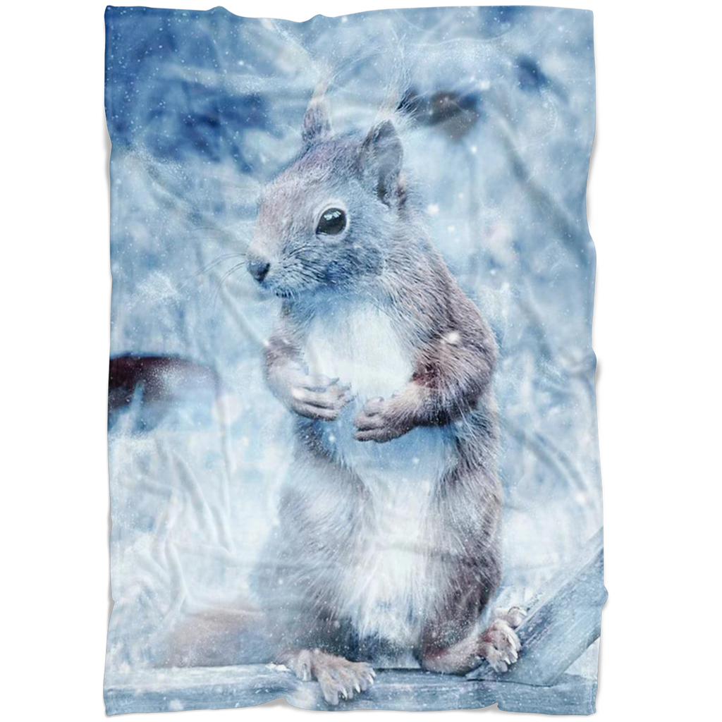 Squirrel Blanket / Squirrel Throw Blanket / Squirrel Fleece Blanket ...