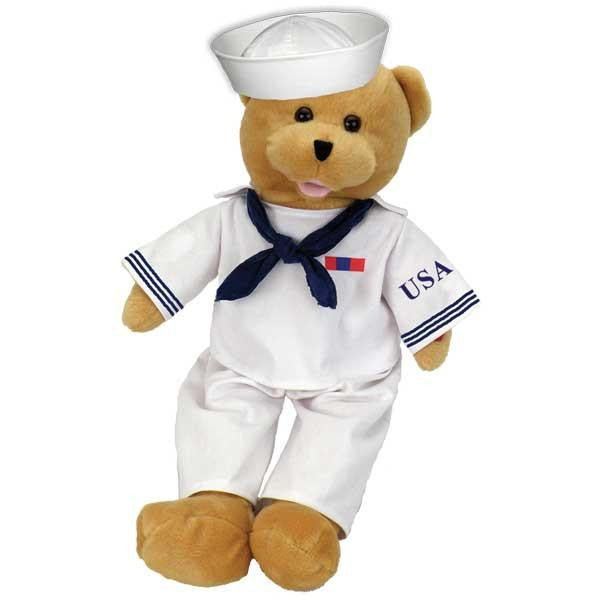American Heroes Navy Bear Sings "Anchors Aweigh, my boys, Anchors ...